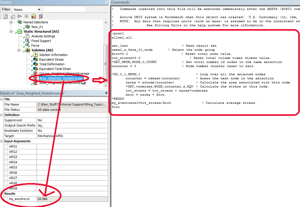 Tricks for Producing Averaged Results for Surfaces or Volumes in Ansys ...