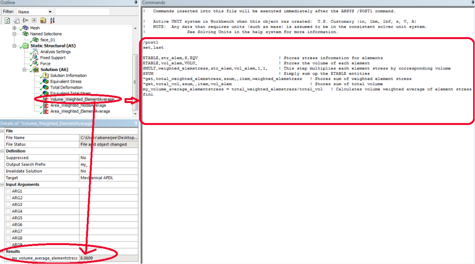 Tricks for Producing Averaged Results for Surfaces or Volumes in Ansys Mechanical - DRD Technology